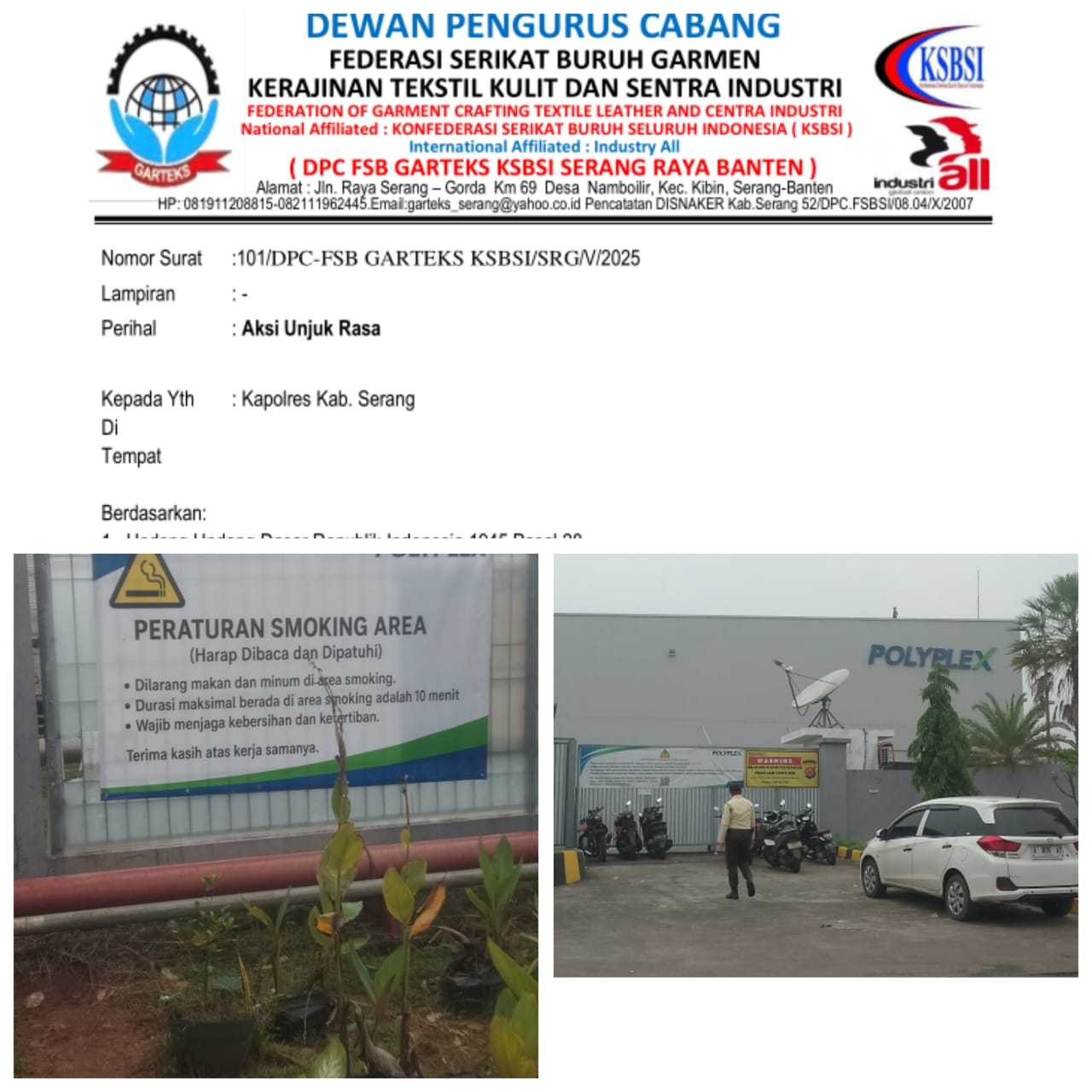 Terkait Oknum HRD PT. Polyplex Films Indonesia Intimidasi Karyawan ...