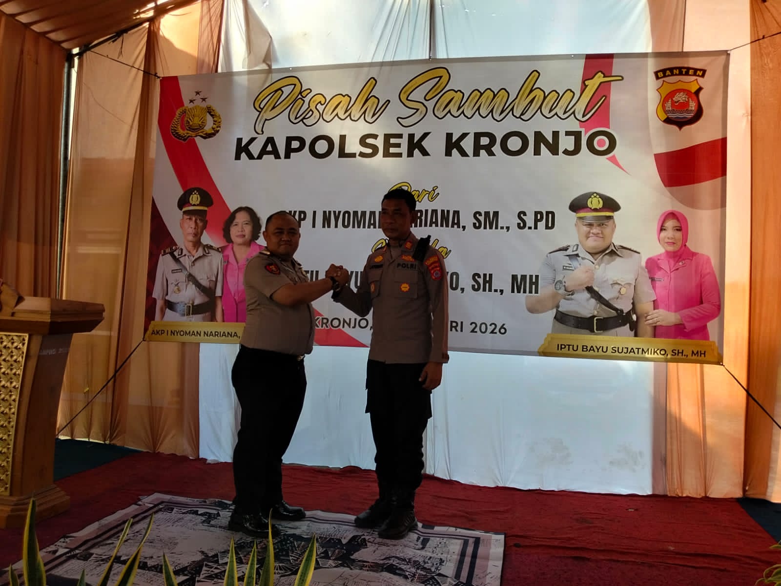 Camat Kronjo Hadiri Pisah Sambut Kapolsek Kronjo - Poskota News
